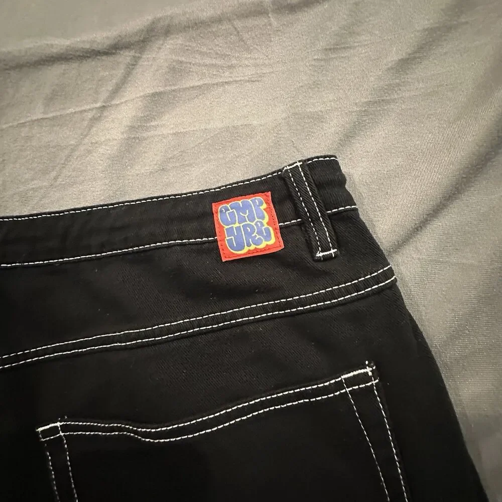 Empyre | Jeans | Empyre Ultra Loose Baggy Jeans Mens 4 Black Jnco Style ...